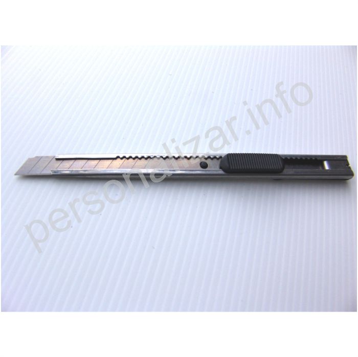 Tienda PERSONALIZAR.info - CUTTER DE ACERO INOXIDABLE CON CIERRE